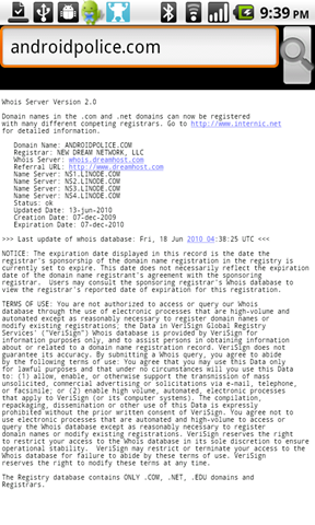 SysAdmin Series, Article #6: Network Tools And Whois Lookups