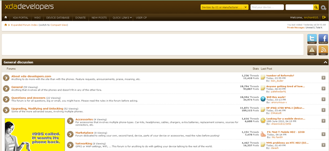PSA: How To Enable A New Updated Look For xda-developers.com Forums