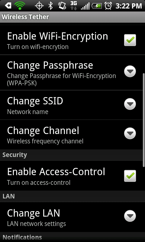 Free Android WiFi Tether For Root Users App Now Supports WPA2 And Full ...