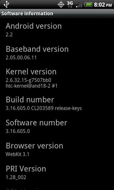 Official HTC Droid Incredible 2.2 OTA Update ROM Leaked: All Features ...