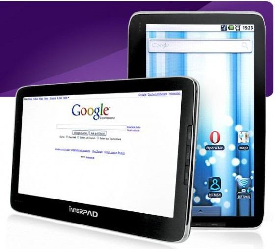 Interpad Android Tablet Details Emerge: Android Tablets Getting Serious