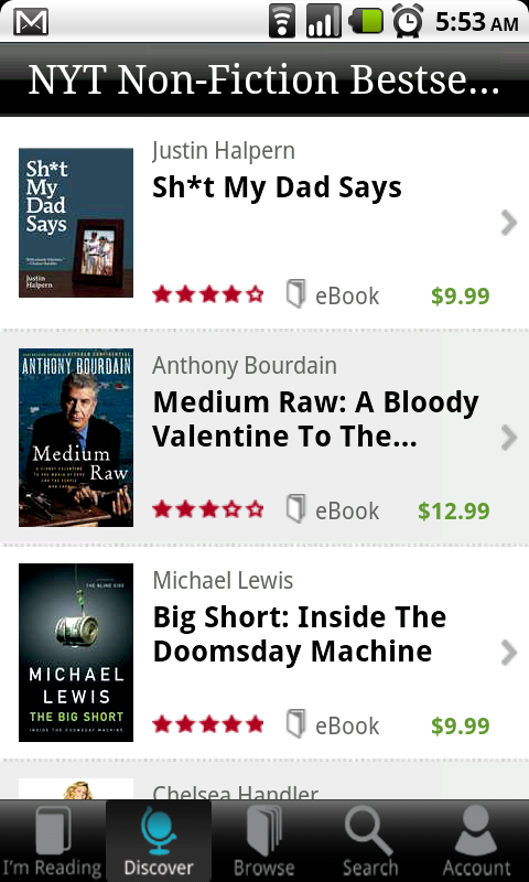 Borders Releases New eBook Reader App For Android Called Borders eBooks
