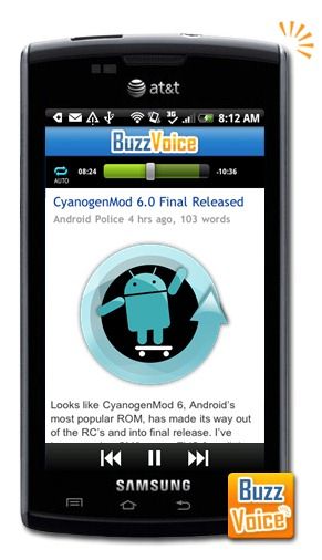 Buzz Voice For Android Arrives, Ready To Read Your Min… Errr… Daily ...
