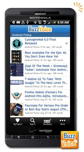 Buzz Voice For Android Arrives, Ready To Read Your Min… Errr… Daily ...