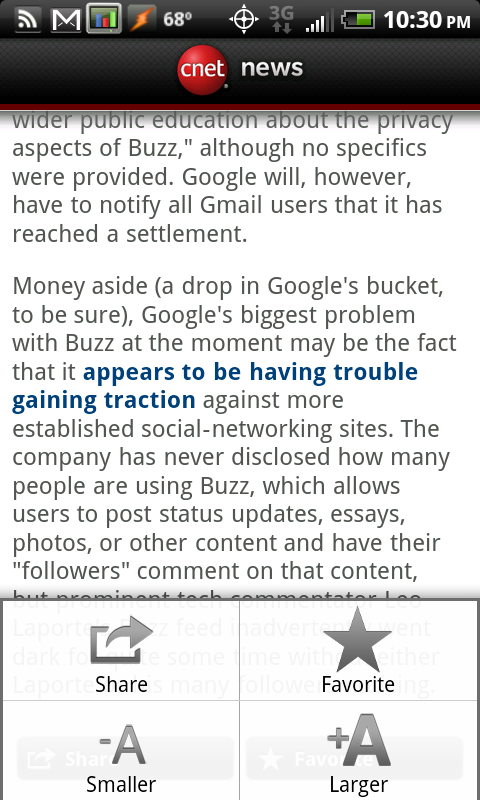 Official CNET News App Lands In The Android Market