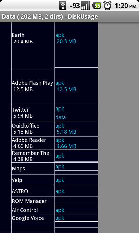 [App Of The Week] DiskUsage Helps Uncover Your Phone's Internal And SD Card Fat Deposits