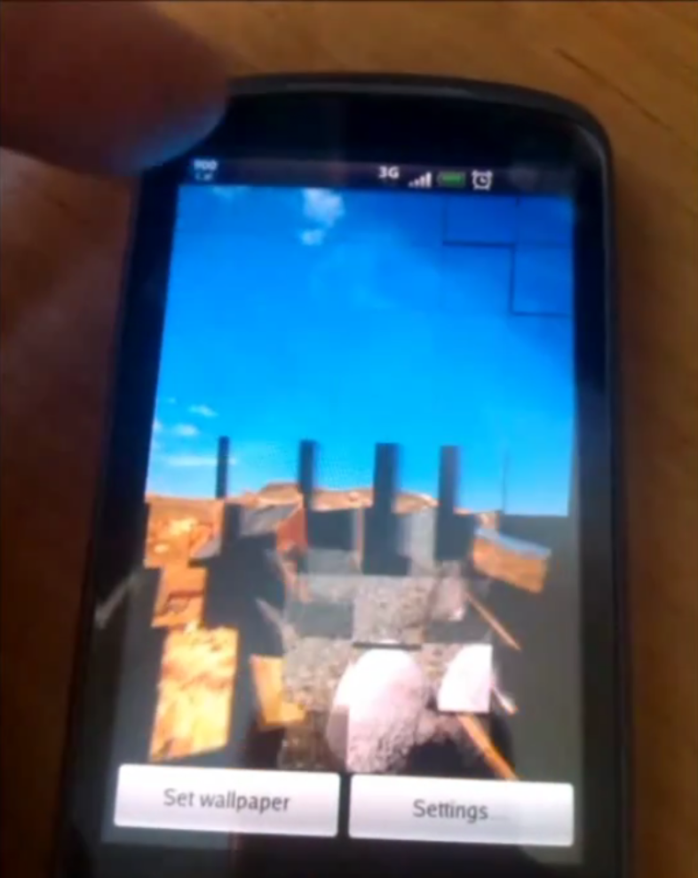 Super-Awesome Interactive Live Wallpaper: 3D Active Blocks