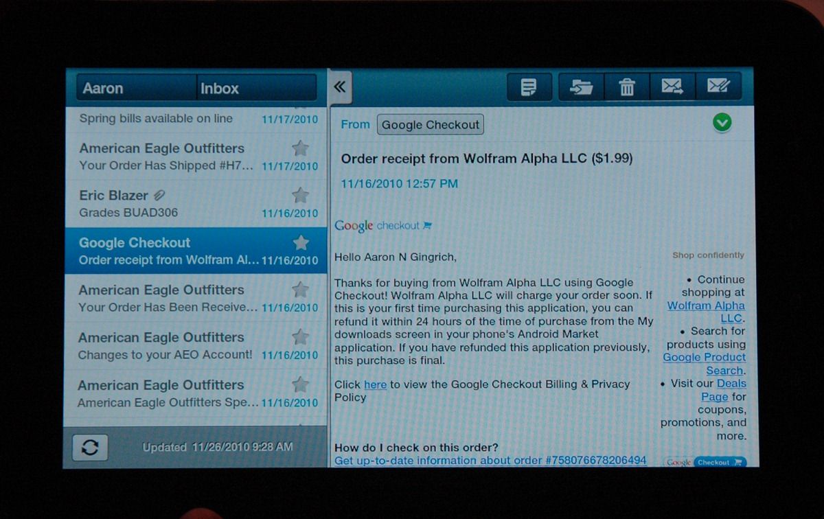 Samsung Galaxy Tab Review: Getting A Handle On The Tab