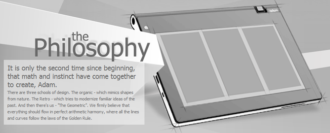 Notion Ink's Adam Tablet Website Goes Live, Reveals Glorious Specs