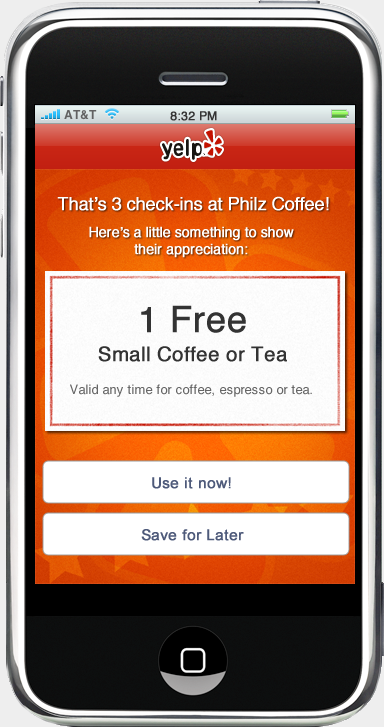 Yelp Android App v2.5 Introduces Check-in Offers