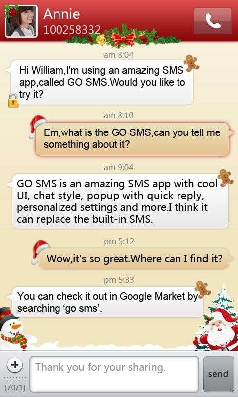 GO SMS - New Messaging App Hits Market, Brings Attractive UI And Extra ...