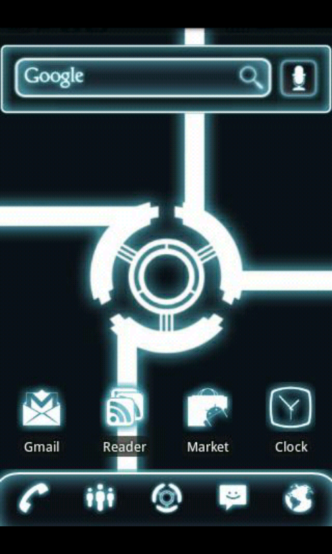 Now THIS Is How Android Theming Is Done: Tron Legacy Pro Theme For ADW ...