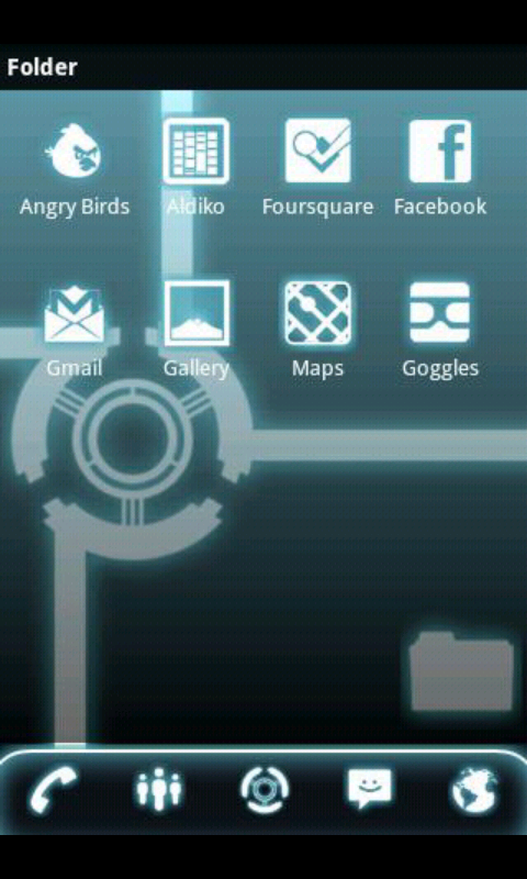 Now THIS Is How Android Theming Is Done: Tron Legacy Pro Theme For ADW ...