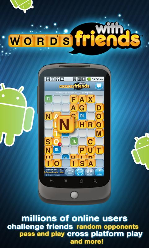 Zynga Releases Words With Friends For Android