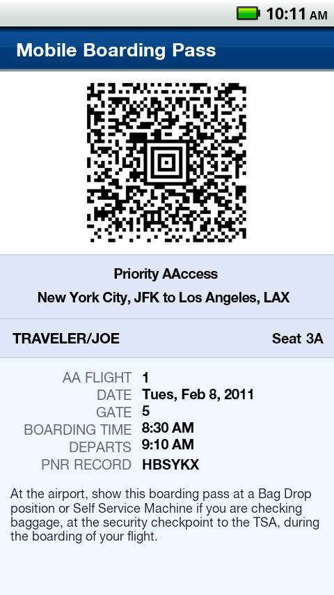 American Airlines Lands The Official App In The Android Market