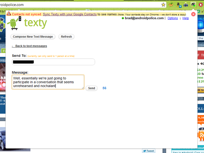 [Review] Texty Brings Texting To Your Computer Because You're Not ...