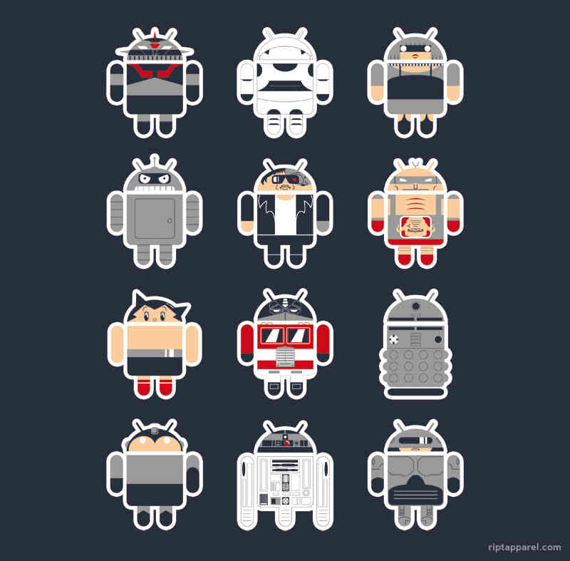 "Famous Androids" T-Shirt Goes On Sale At RIPT For $10 - Buy This ...