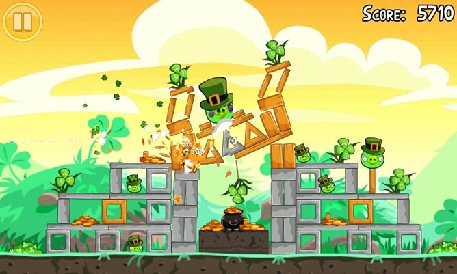 Angry Birds Seasons Updates For St. Patrick's Day, Brings The Drunken ...