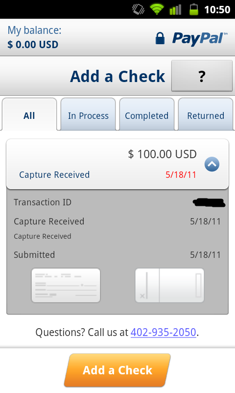 PayPal App Finally Gets Check Scan And Deposit, iPhone Users Have One ...