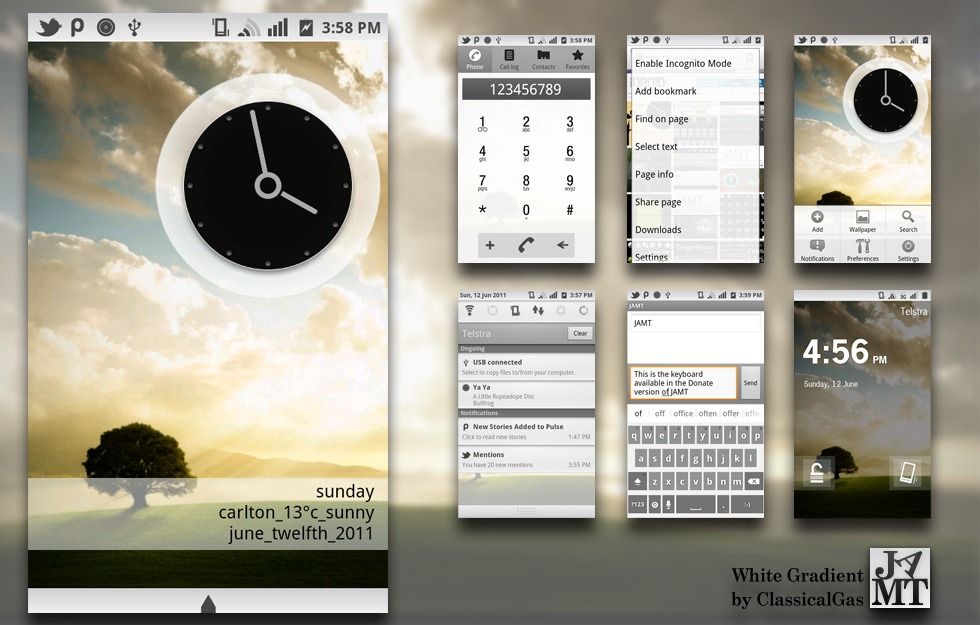 [CyanogenMod 7 Theme Roundup] Sexy Up Your Cyanogen With These Five Top ...