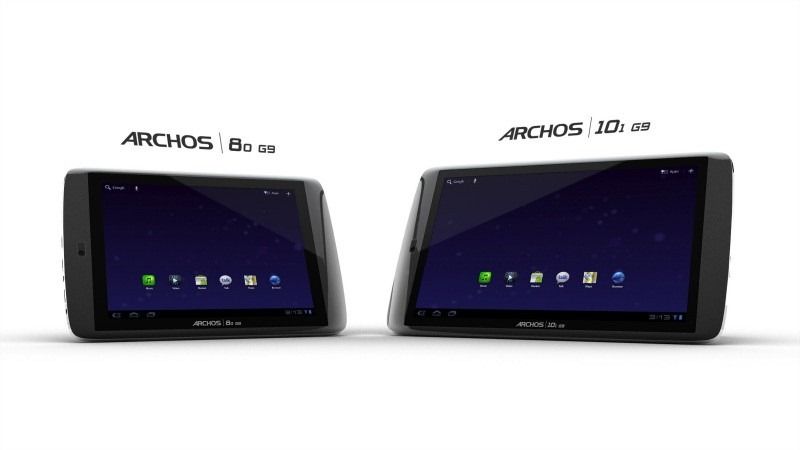 Archos Announces 80 G9 and 101 G9: 250GB Of Storage And 1.5GHz Dual ...