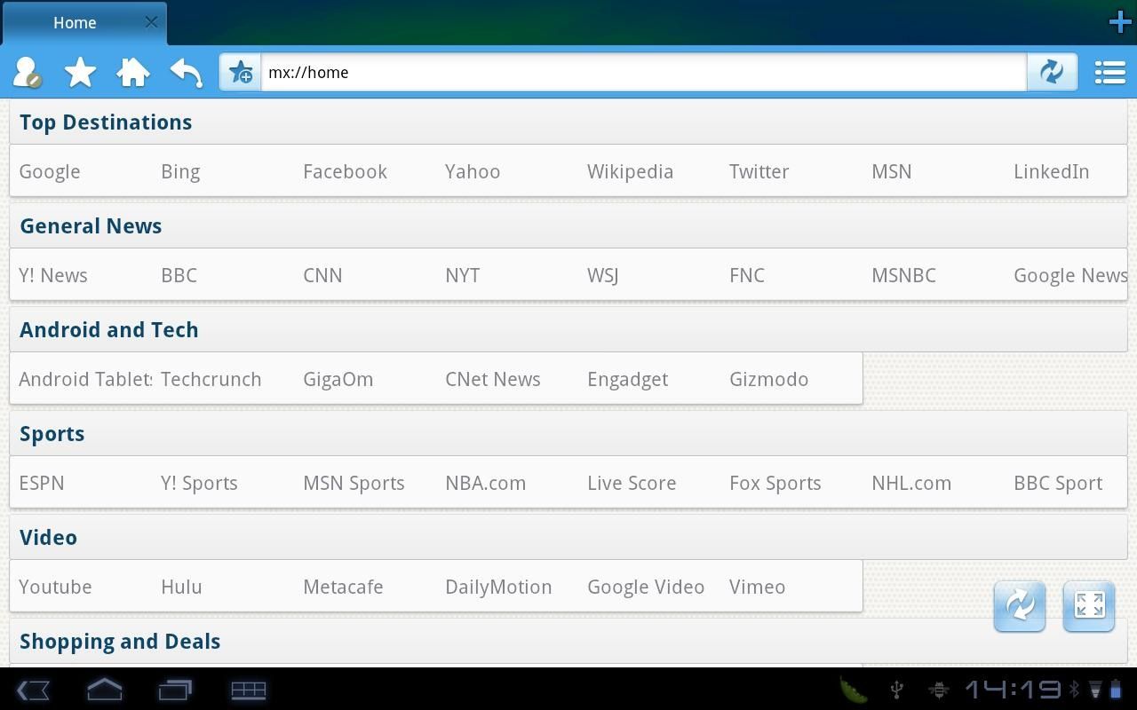 Maxthon Releases Browser Specifically Designed For 10-Inch Tablets