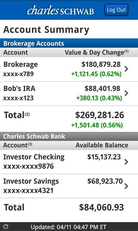 [Update: Now With Check Deposits] Schwab App Released For Android ...