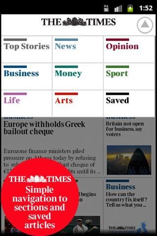 [New App] UK Newspaper The Times Hits The Android Market