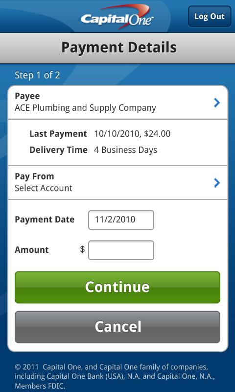Capital One Releases Android App For Mobile Banking