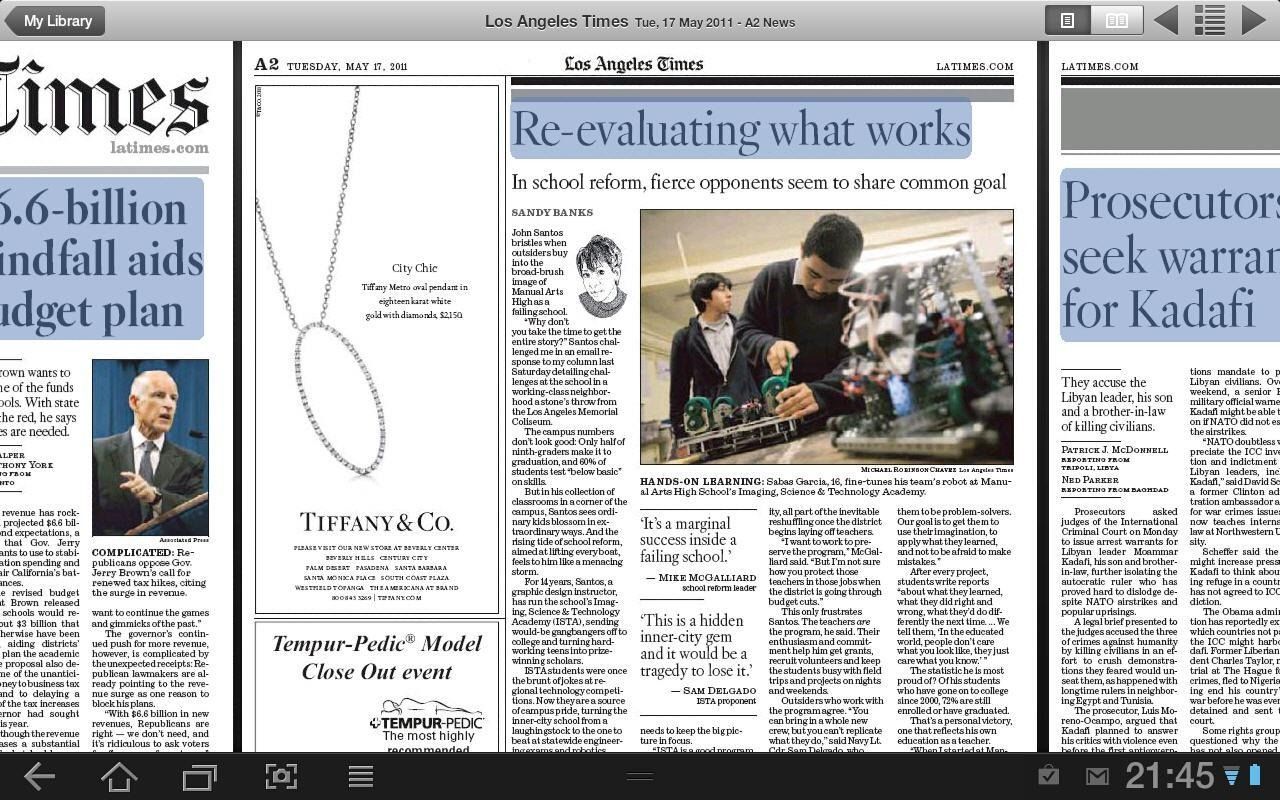 [New App] PressReader For Honeycomb Brings A Real Newspaper Experience ...