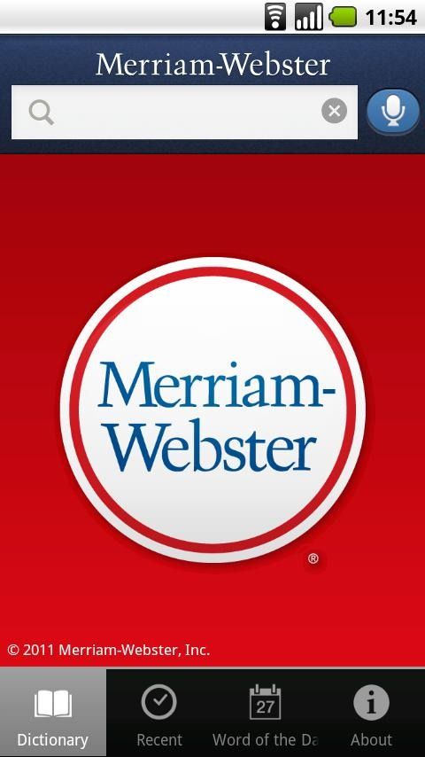 [New App] Merriam-Webster Dictionary Hits The Android Market