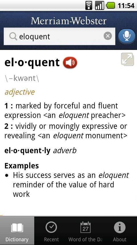 [New App] Merriam-Webster Dictionary Hits The Android Market