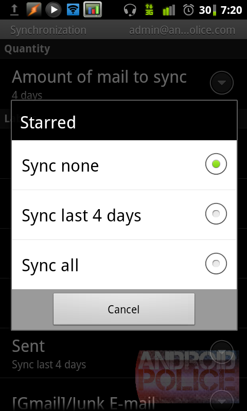 Gmail For Android Updated To V2.3.5 - Selective Mail Sync And Label ...