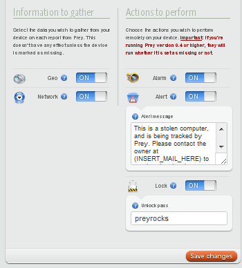 [Mobile Security App Shootout, Part 5] Prey Anti-Theft Pairs Basic ...