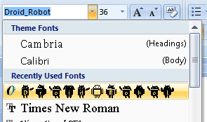 Geek Overload: "Droid Robot" Is The Craziest And Most Fun Font You'll ...