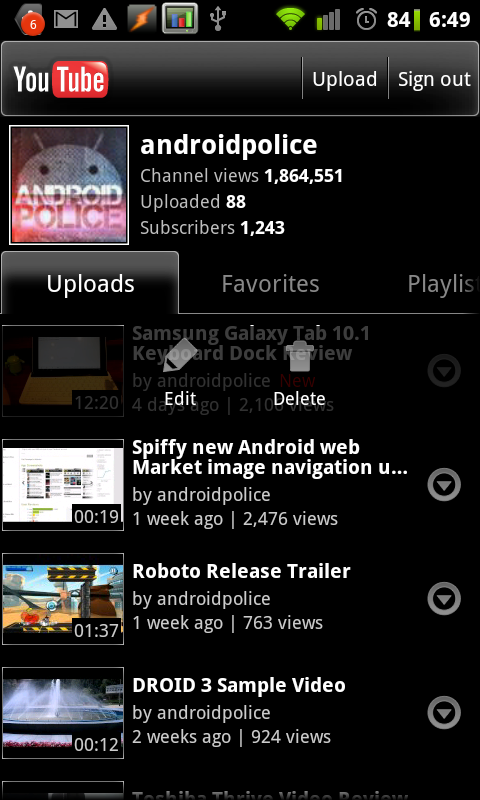 YouTube Android App Gets Updated To Version 2.2.14, Brings Title ...
