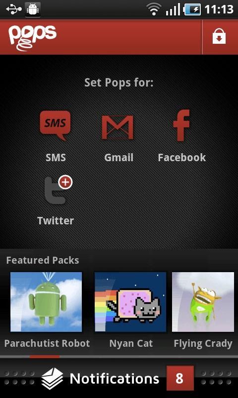 [New App] 'Pops' Brings Vivid Animated Notifications To Your Android Phone