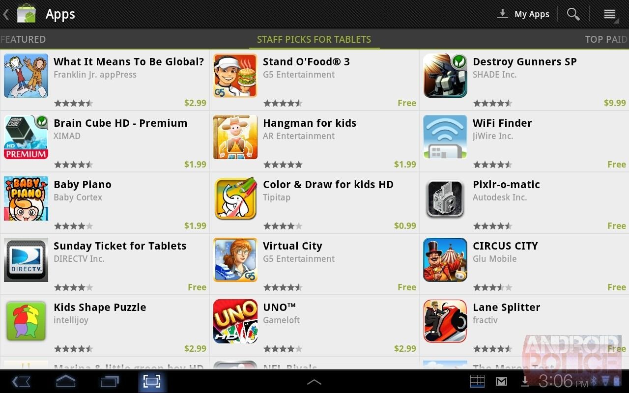 [Updated] Download: Updated Android Market For Honeycomb, Includes In ...
