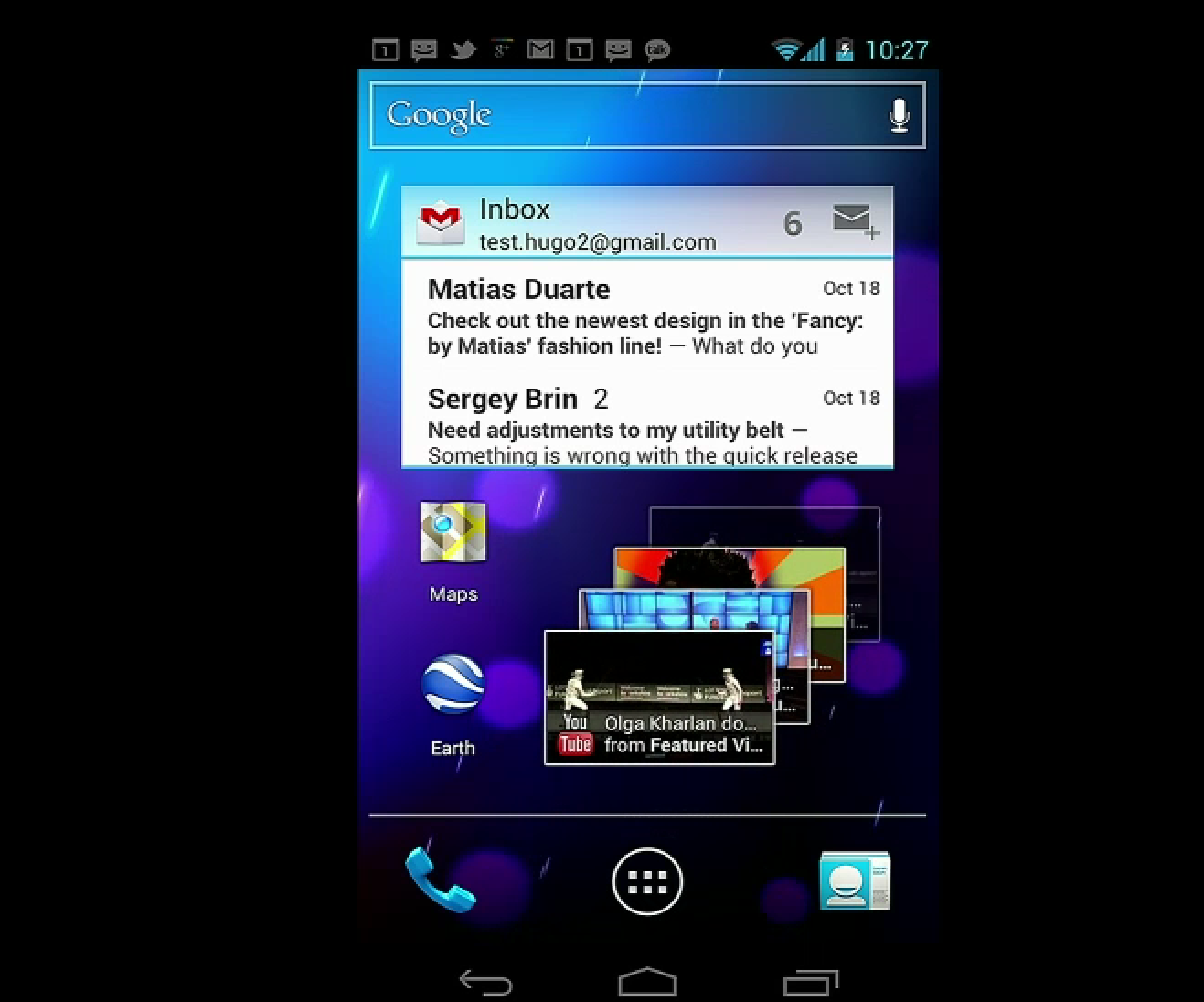 Ice Cream Sandwich Feature Closer Look - Resizable Widgets, Folders ...