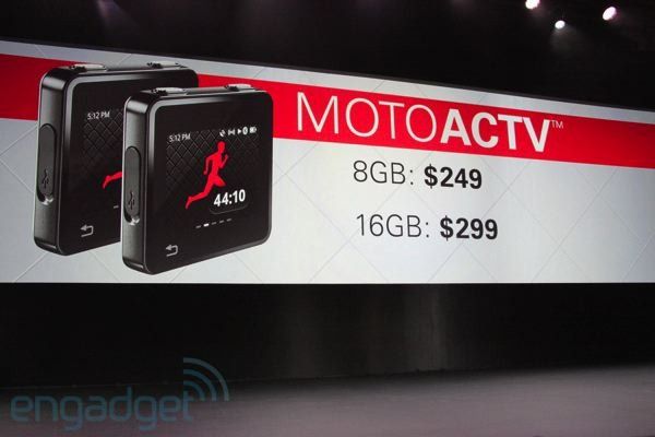 Motorola Reveals MOTOACTV, A Small Android-Powered MP3 Player That ...