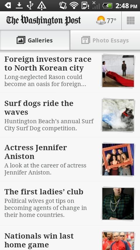 Washington Post Finally Makes Its Way To Android, Official App Now ...