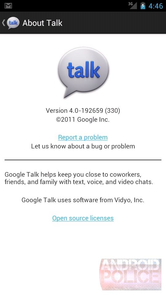[Getting To Know Android 4.0, Part 2] Google Talk Gets A Facelift