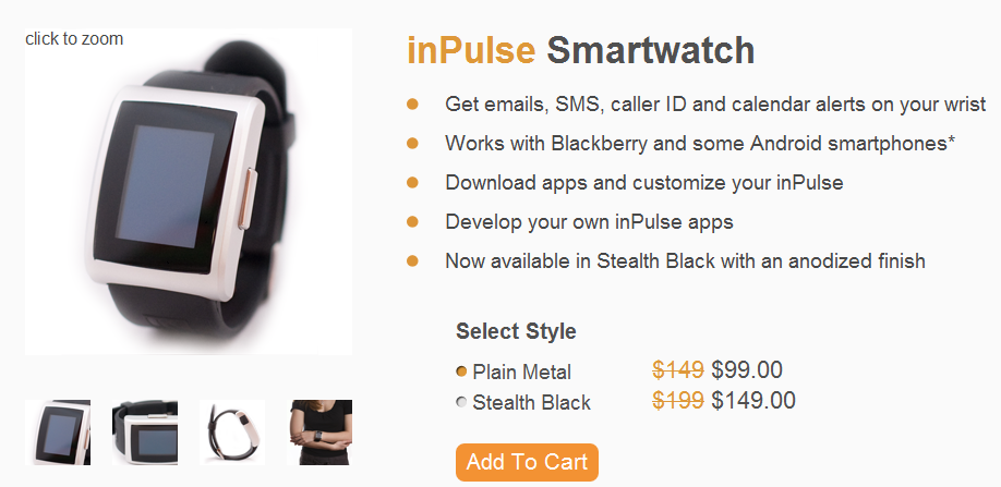 [Deal Alert] $50 Off The inPulse Smartwatch For The Rest Of The Day ...