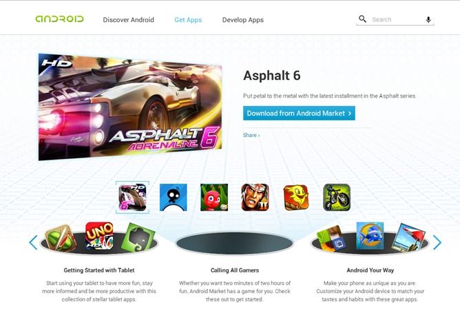 Android.com Launches Slick New Redesign For Ice Cream Sandwich