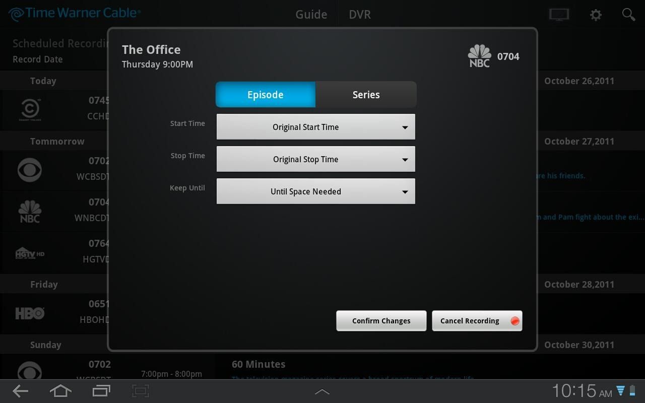 Time Warner Cable Releases Official App, Makes Your Android Tablet A ...