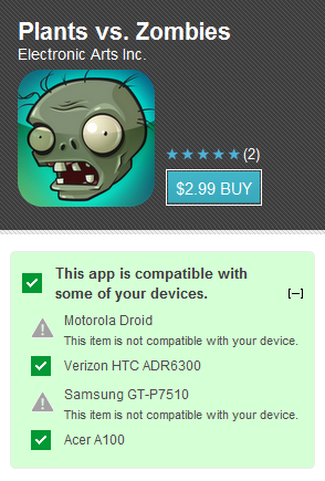 Plants Vs. Zombies And Peggle Finally Land In The Android Market, But ...