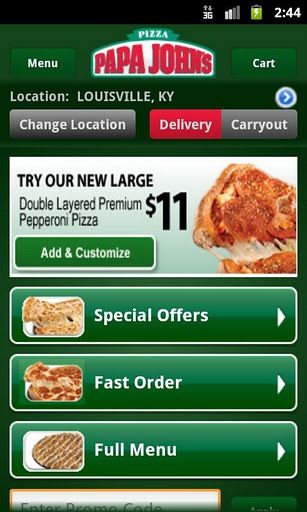 [New App] Papa John's Makes Ordering Pizza A Cinch With Official ...