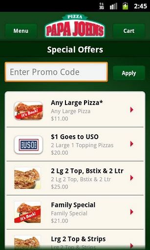 [New App] Papa John's Makes Ordering Pizza A Cinch With Official ...