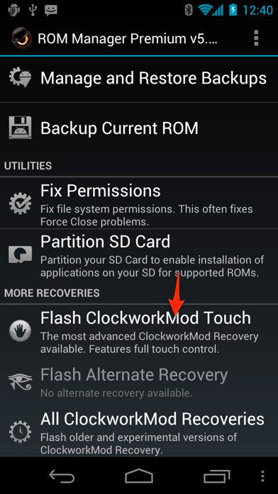 [Updated x2: Now In ROM Manager As Of 5.0.0.0] Download: ClockworkMod ...