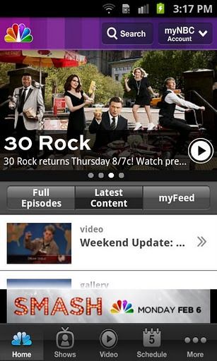 Official NBC App Hits The Android Market, Brings Highlights And ...